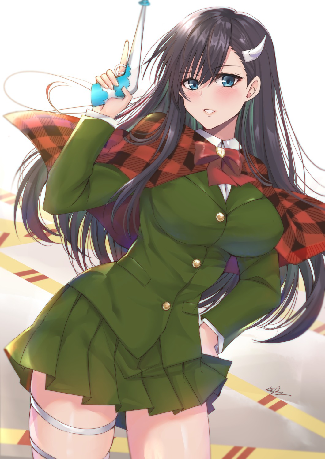 tsang yu chun burn the witch niihashi noel garter gun uniform | #680702 | yande.re